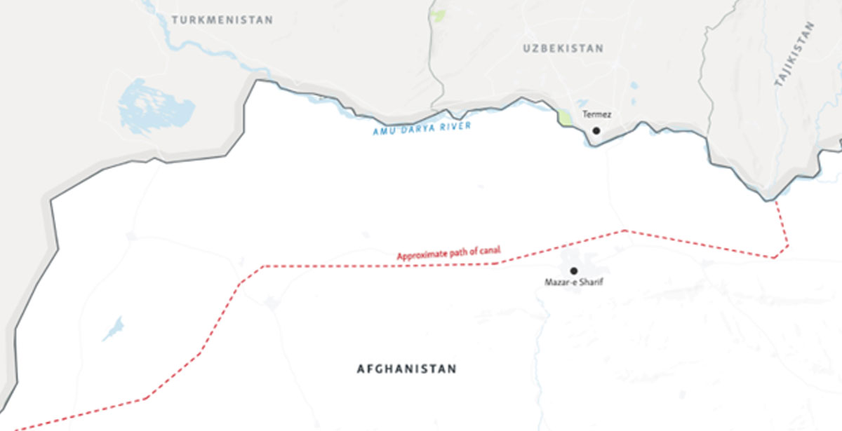 Canal construction Afghanistan may disrupt water supply in Turkmenistan ...