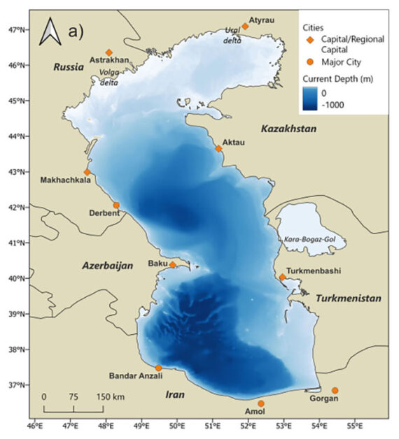 Declining Caspian Sea levels threaten the environment and human ...
